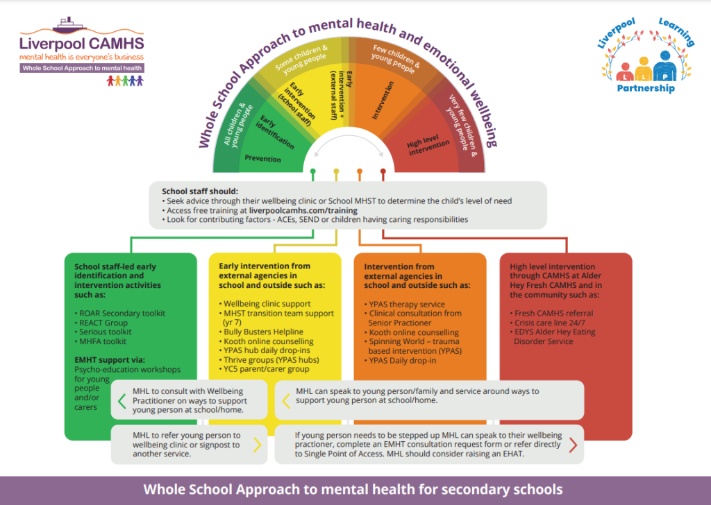 Education Mental Health Teams - Liverpool CAMHS